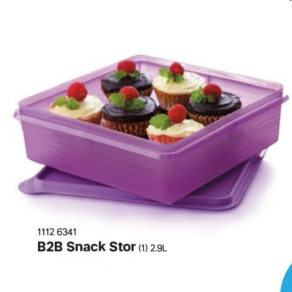 Tupperware B2B Snack Stor Food Container 2.9L | Shopee Singapore