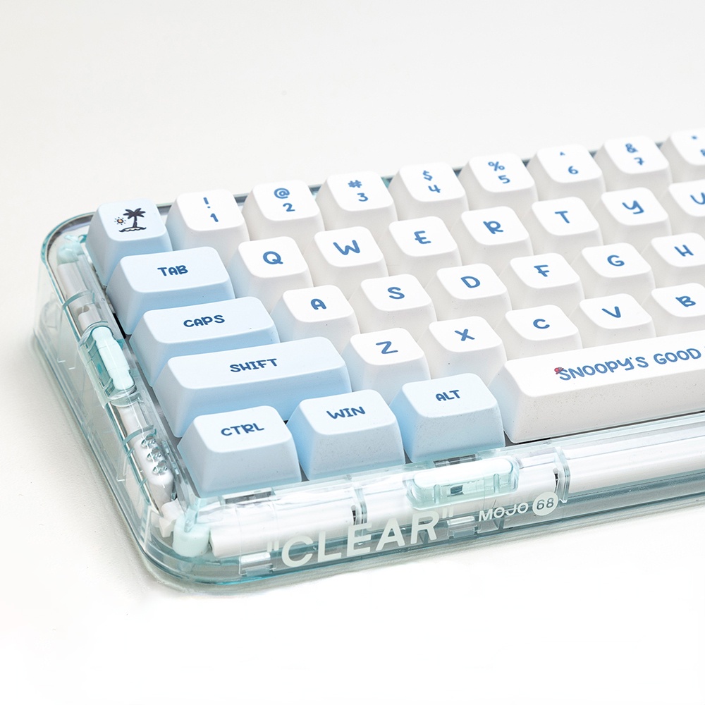 Cartoon Snoopy Keycaps MDA Profile 133Key PBT Compatible with 60/70/80 ...
