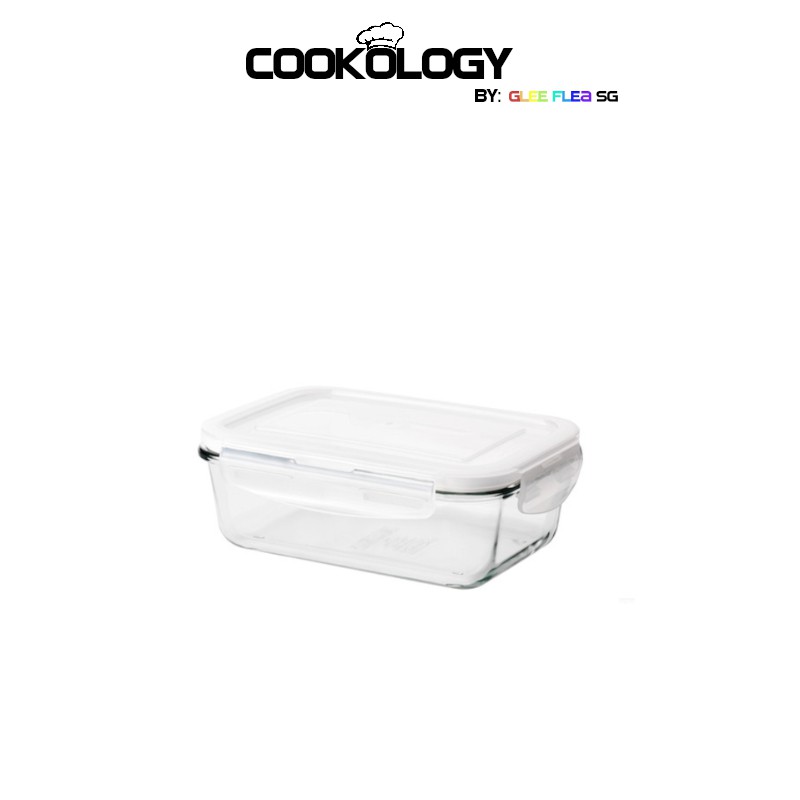 Borosilicate Glass Tupperware Lunch Box Container | Shopee Singapore