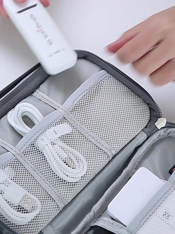 [SG] Electronic Organizer Travel Digital Storage Bag Data Headphone ...