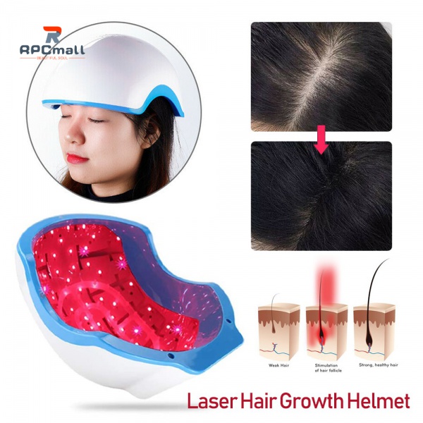 Laser Hair Growth System Helmet Female and Male Hair Loss Treatment for ...