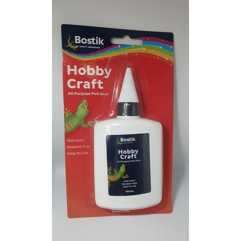 PUTIH Bostik Hobby Craft (Bostik White Glue With Practical Packaging ...