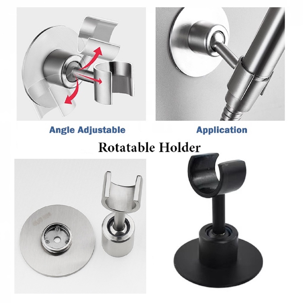 SHUISHA SUS 304 Stainless Steel Bathroom Hand Held Sprayer Holder ...