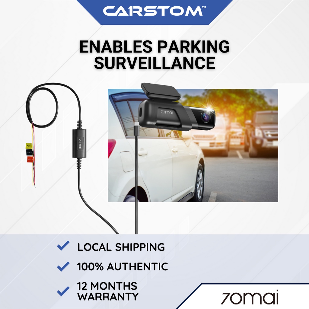 SG Instock 70Mai Hardwire Kit FOR a810/M500/Omni Type C Midrive UP03 Hard Wire Fuse Kit for ...