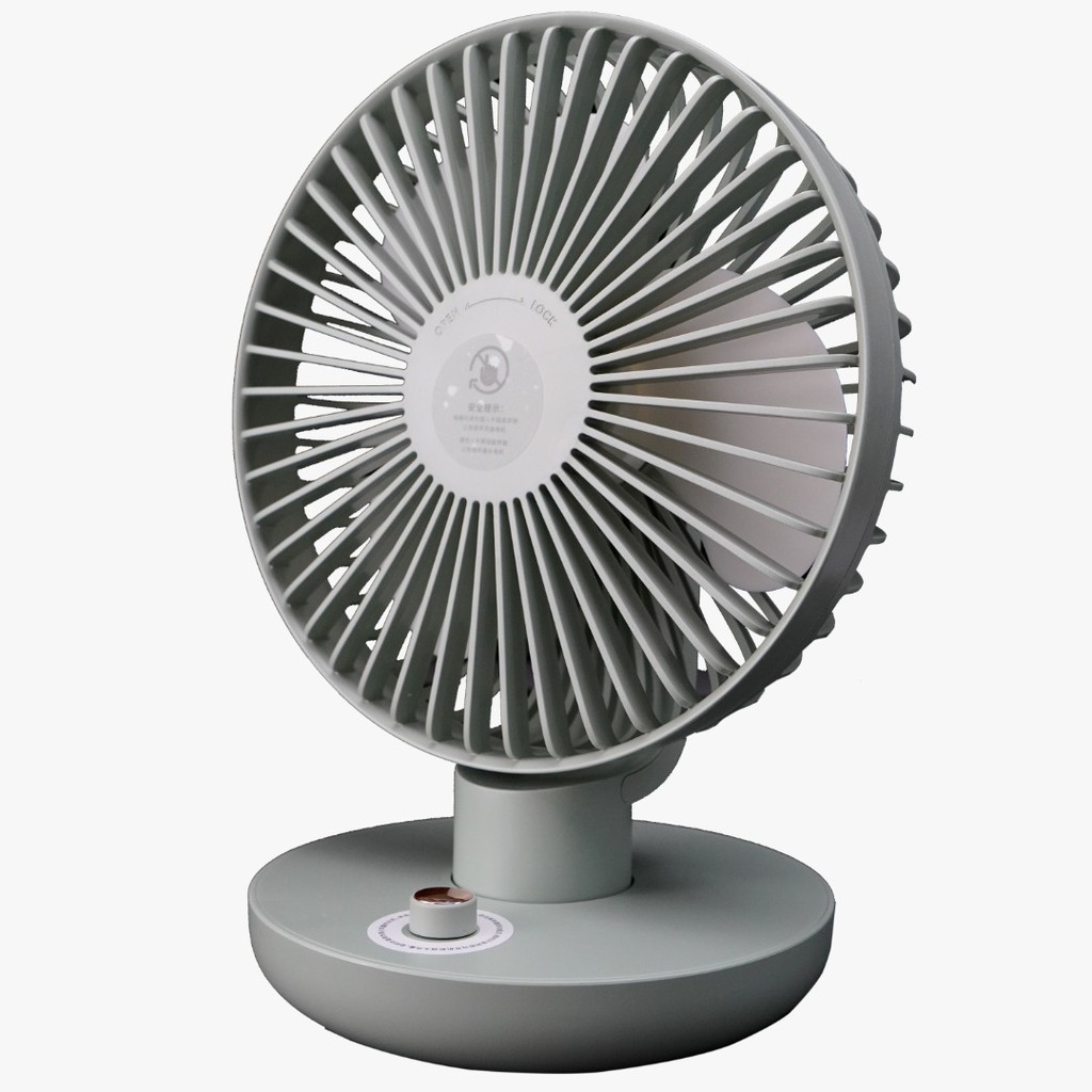 DESKTOP FAN ROTATING- BALLET FAN ( MODEL NO: AUF-209 WH/PK ) | Shopee ...