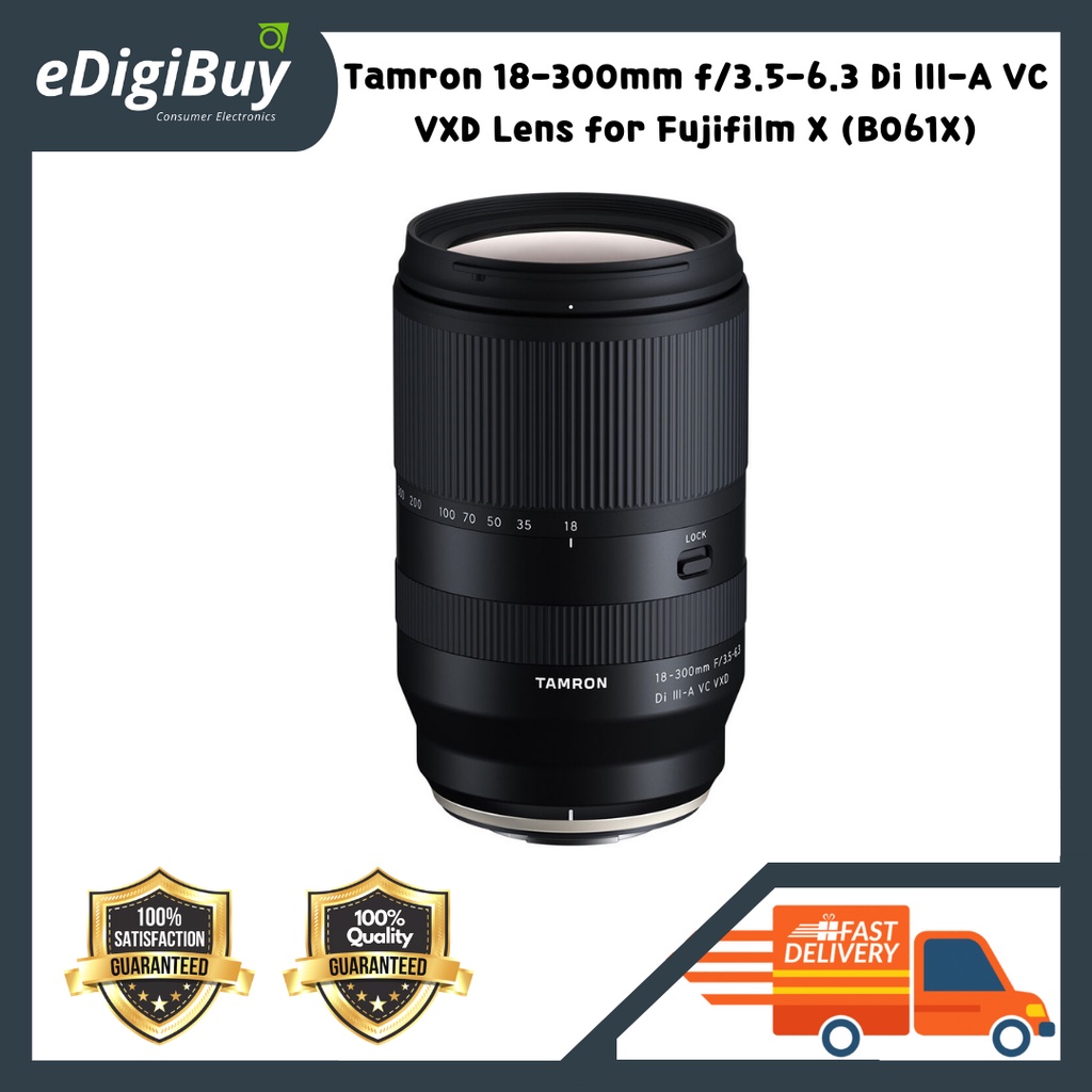 Tamron 18-300mm f/3.5-6.3 Di III-A VC VXD Lens for Fujifilm X (B061X) | Shopee Singapore