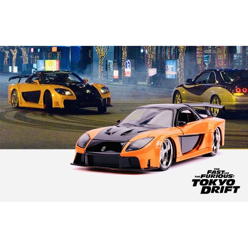 Jada Toys 1/24 Fast & Furious Han’s Mazda RX-7 Diecast Car (Tokyo Drift) | Shopee Singapore
