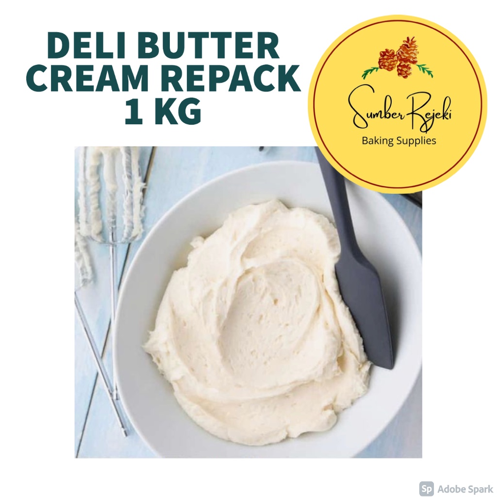 Deli Butter Cream | Vanilla Flavored Buttercream / Vanilla 1 KG / 1kg ...