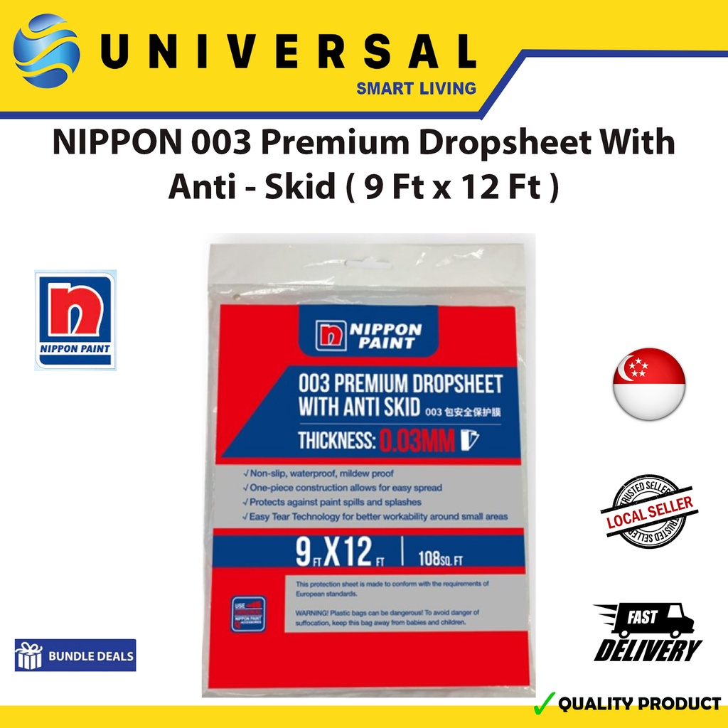 [SG SHOP SELLER] Nippon Plastic drop sheet drop cloth for painting ...