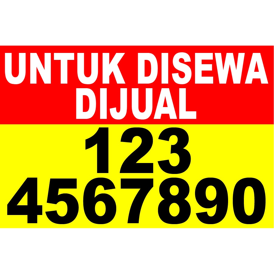 Banner Printing, Property Banner, House For or Rent / Shop For or Rent ...