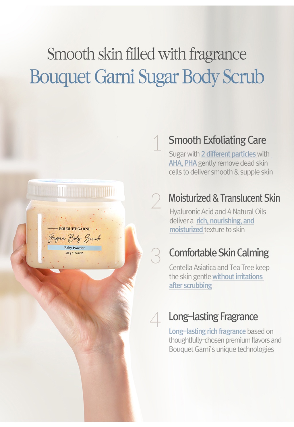 [Bouquet Garni] Fragrance Body Scrub / Sugar Scrub, 500ml | Shopee ...