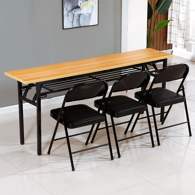 LazySheep.sgSimple Folding Table Training Table And Chair Conference ...