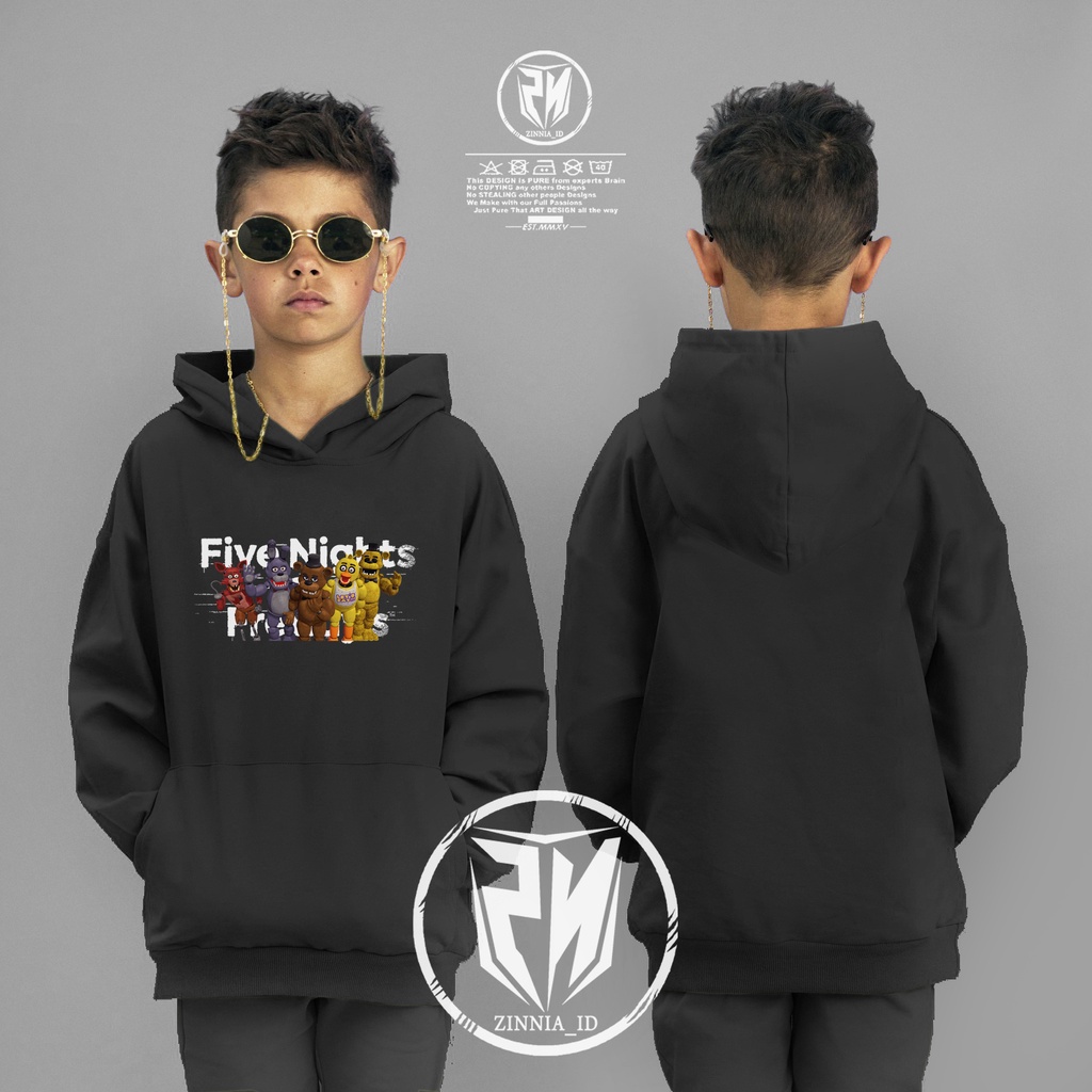 Five Nights at Freddy's Security Breach HOODIE Jacket (FNAF) Freddy ...