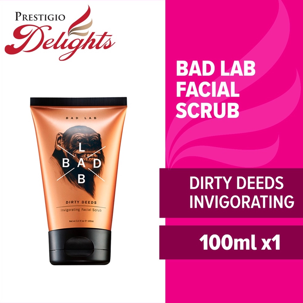 Bad Lab Dirty Deeds Invigorating Facial Scrub 100ml (0273) | Shopee ...