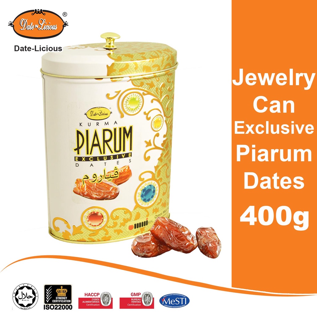 Date-Licious Exclusive Piarum Mariami Dates in Jewelry Designed Metal ...