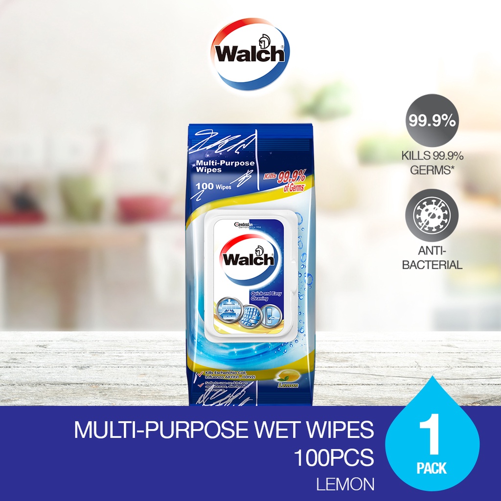 Walch® Multi-Purpose Wet Wipes 100pcs | Shopee Singapore