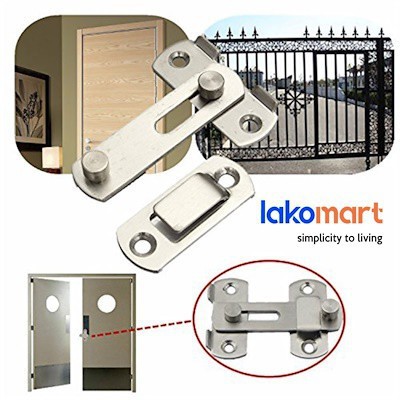 Safety Gate Locks Stainless Steel Shutter Latch and Bathroom Toilet ...