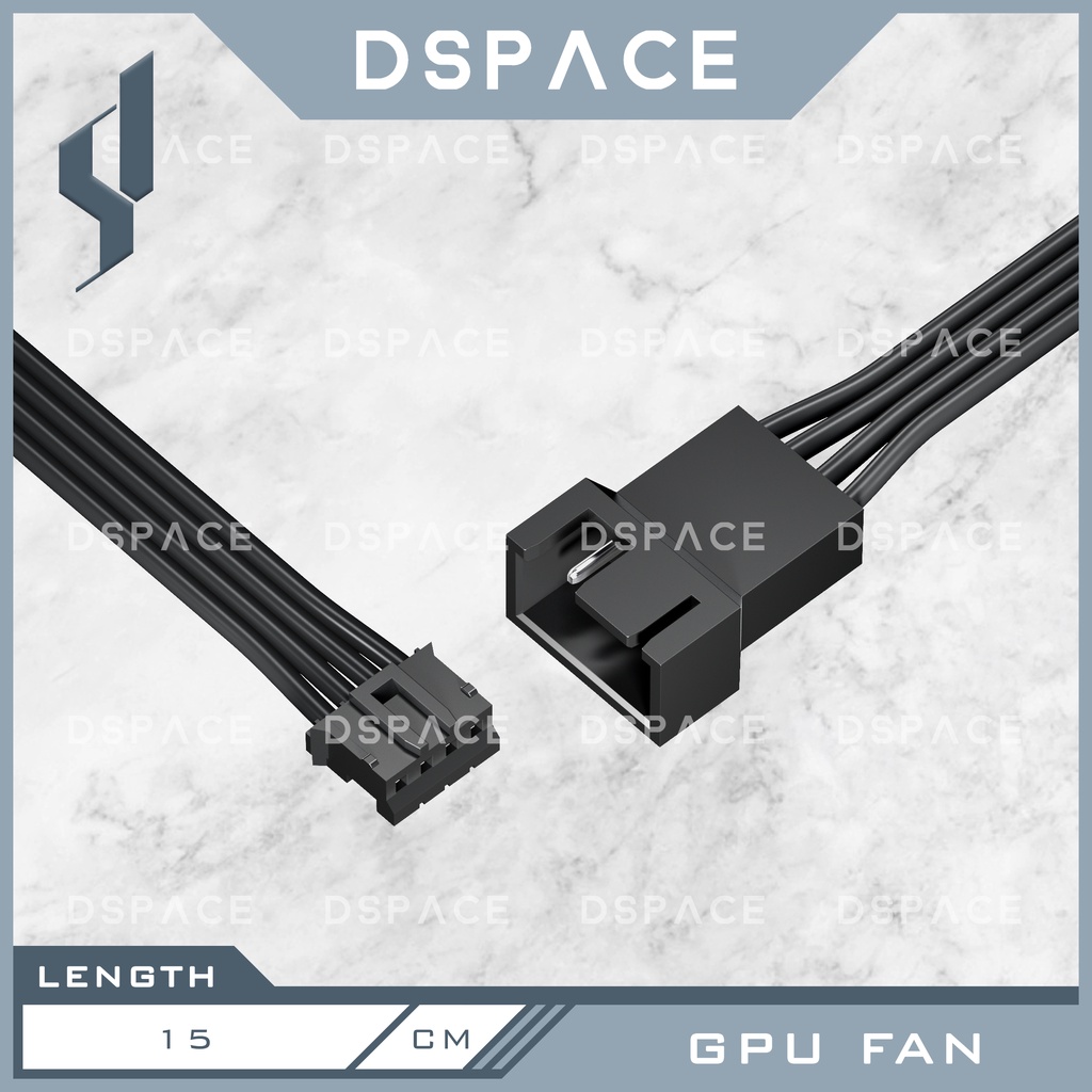 GPU Graphic Card Mini 4 pin to PWM 4pin Fan Silicone Fan Cable | Shopee ...