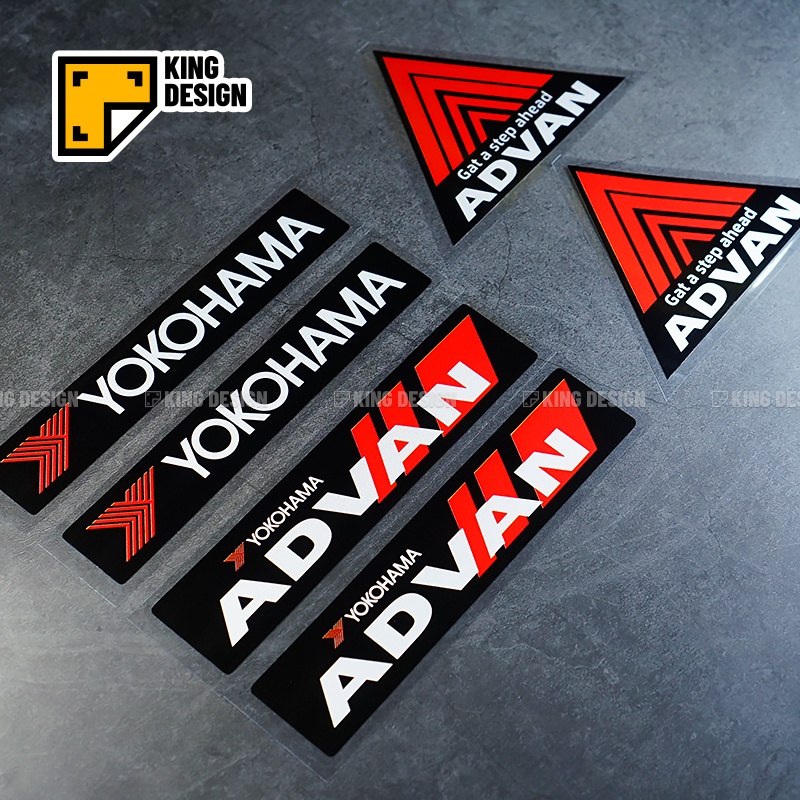 King Car Sticker Yokohama ADVAN Yokohao Reflective Sticker Modified ...