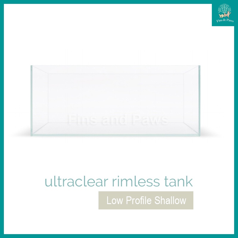 [JBJ] Shallow/Low Profile Ultra-Clear Glass Rimless Tank (30cm, 45cm or ...