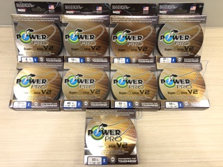 POWER PRO V2 300YDS SUPER 8 SLICK BRAIDED FISHING LINE | Shopee Singapore