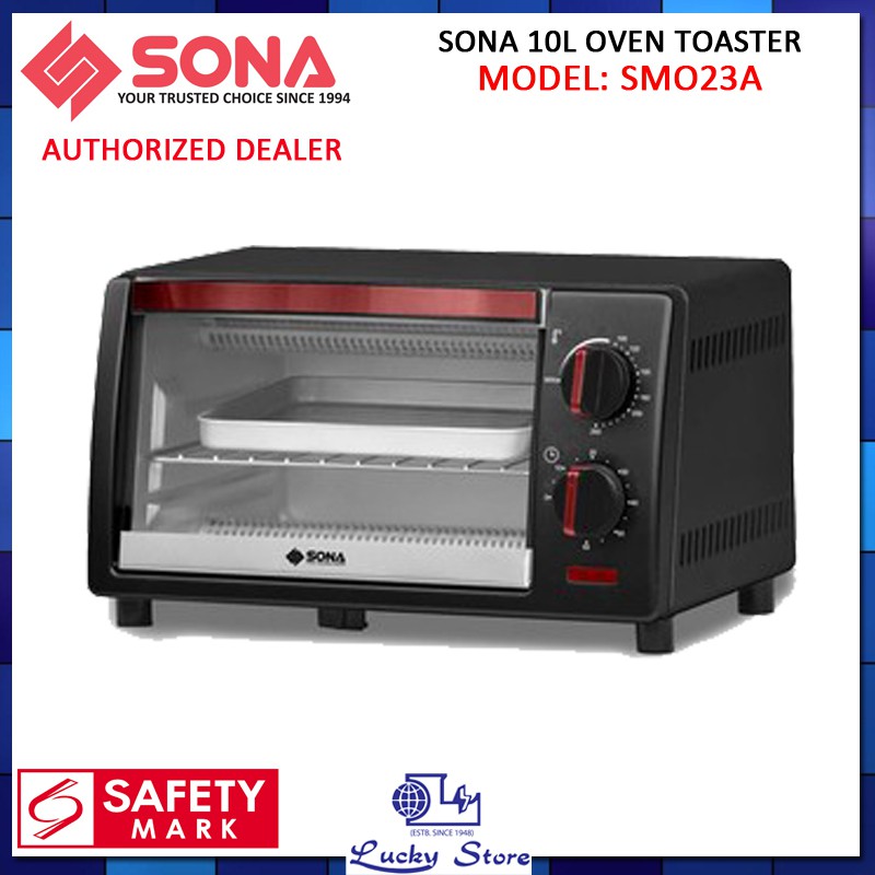 SONA SMO23A 10L OVEN TOASTER, SMO 23A, 2 YEARS WARRANTY | Shopee Singapore