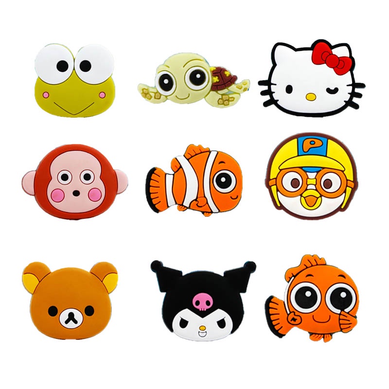 Cartoon Nemo Hello Kitty crocks Jibbits Pins Cute Kuromi Bear jibbit ...