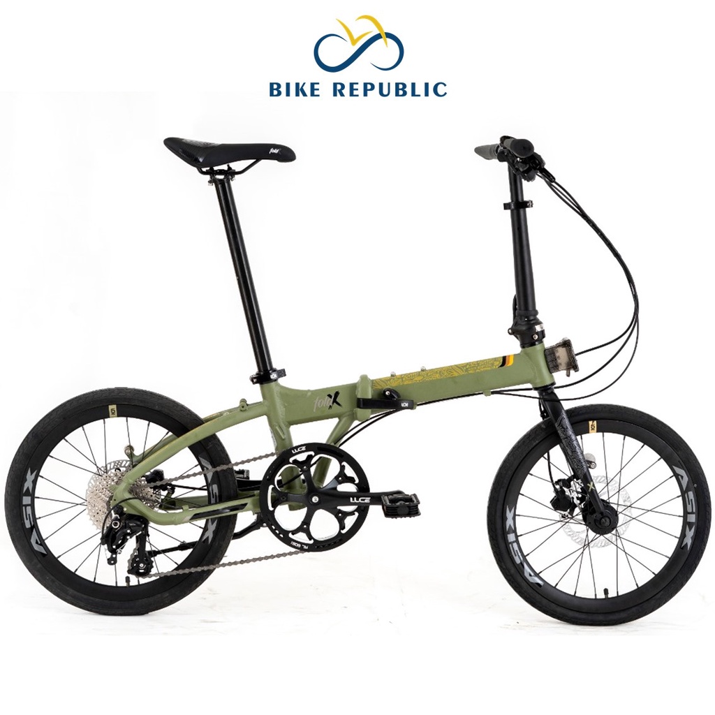 Element Foldx Asix Folding Bike 20-Inch 10-Speed Hydraulic Disc Brake ...