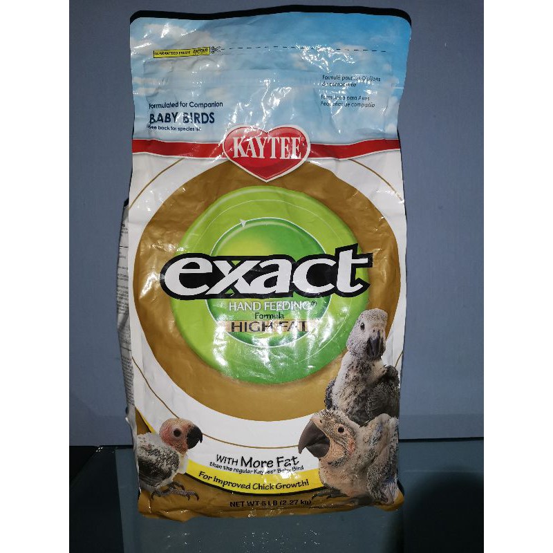 Kaytee exact Hand Feeding High Fat & Omega-3 200g (Repacking) | Shopee ...