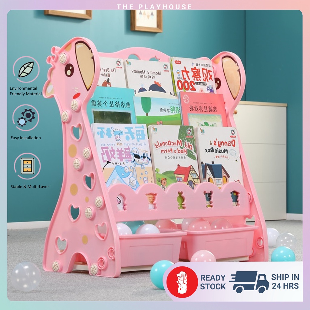 [SG] Children's Multi Layer Bookshelf | 5 Layers Bookshelf | Cartoon ...