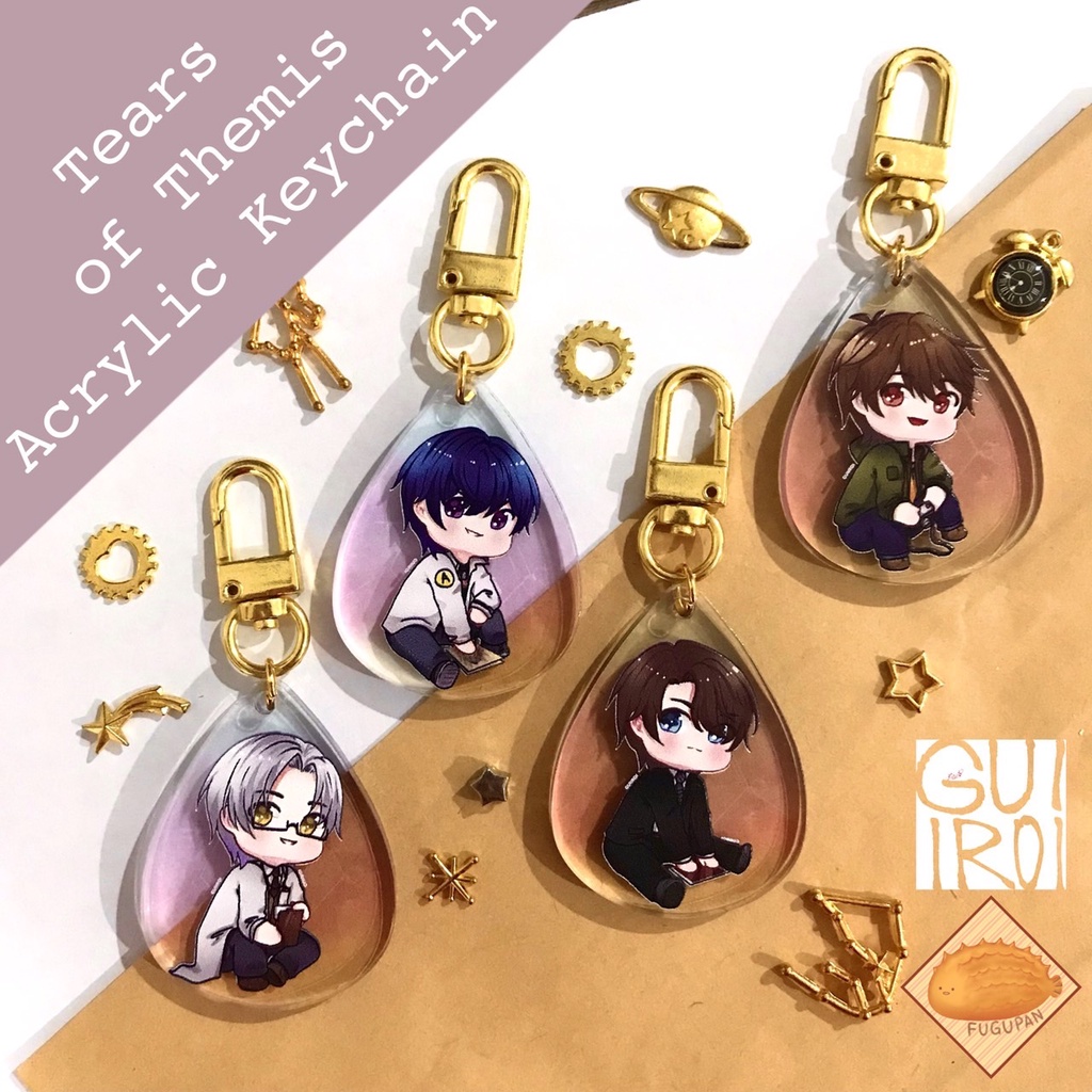 GANTUNGAN Tears of Themis ToT acrylic key chain (Artem, Luke, Marius ...