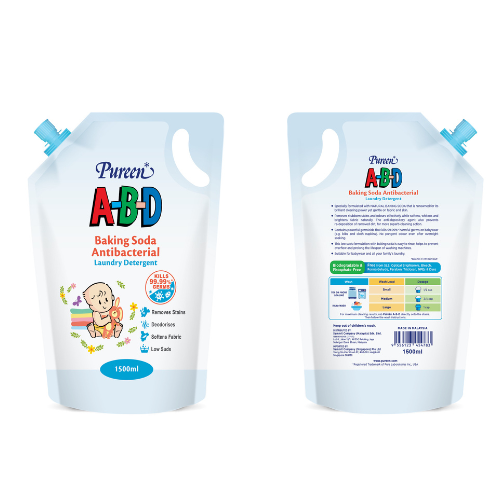 Pureen A-B-D Liquid Detergent with Baking Soda 1.5 Litres | Shopee ...
