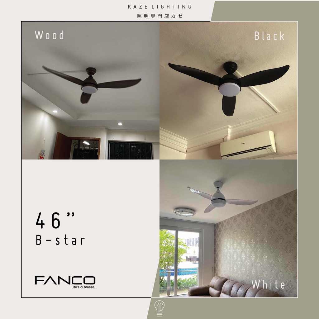 [INSTALLATION] - FANCO B-STAR 36 / 46 / 52 Inch DC Motor Ceiling Fan ...