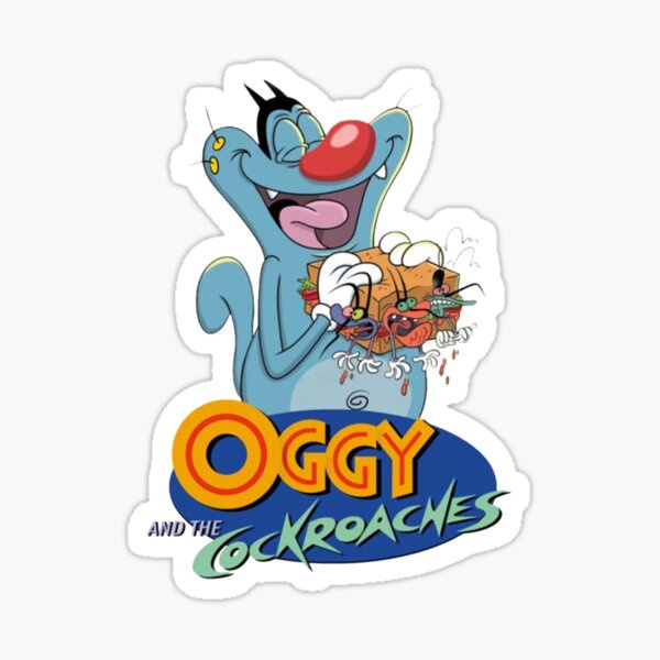 Oggy and The Cockroaches Stickers v1 | Shopee Singapore