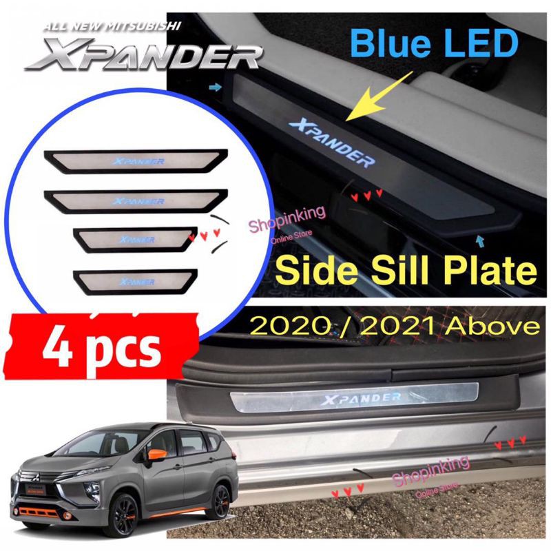 Mitsubishi Xpander Side Door LED Sill Plate Scuff Plate 2020 2021 2022 ...