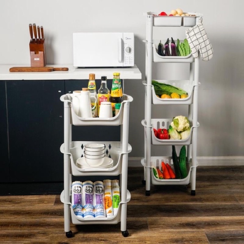 GRID - multi-purpose 3-tier shelf, kitchen spice rack, multi-purpose ...