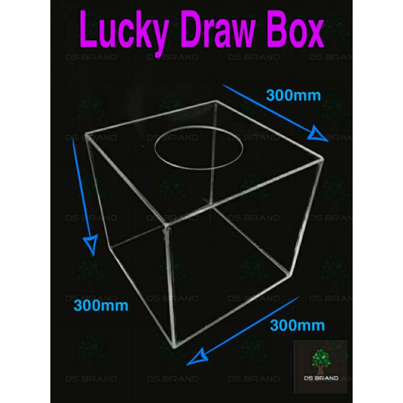 [SHIP 24H] NEW Lucky Draw Box / DIY Box / Peti Cabutan / Peti Undi ...
