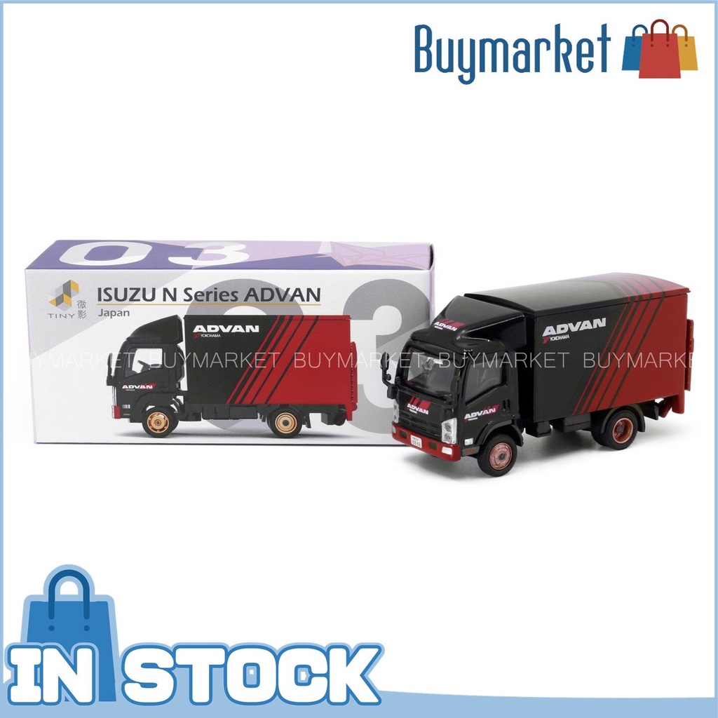 [Authentic] Tiny City JP3 Die-cast Model Car - ISUZU N Series (ADVAN ...