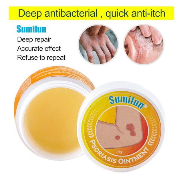 Sumifun Psoriasis Eczema Treatment Ointment Anti Bacterial Skin Fungus