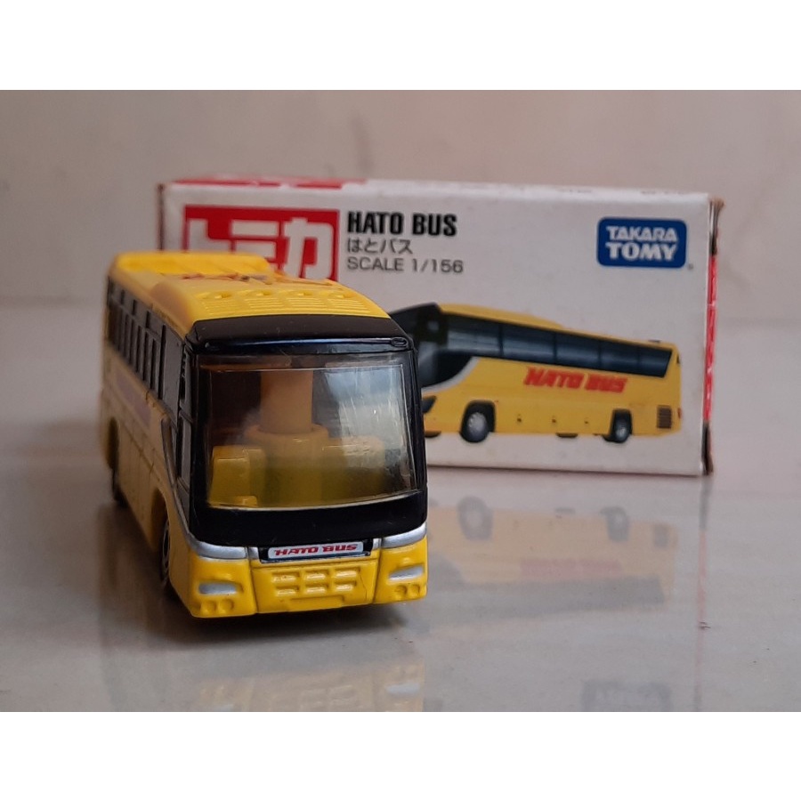 Tomica Regular No 42 Hato Yellow bus diecast Miniature bus Original ...