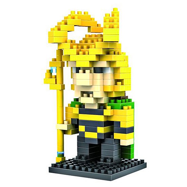LOZ Super Heroes 9156 - Loki Buildable Figure Diamond Blocks (Nanoblock ...