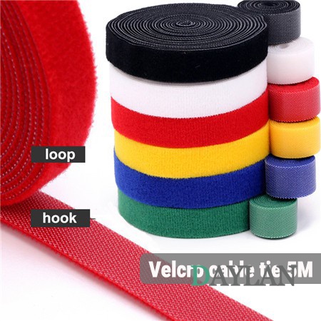 5M Velcro cable tie,5 M Reusable Velcros Adhesive Fastener Tape,Magic ...