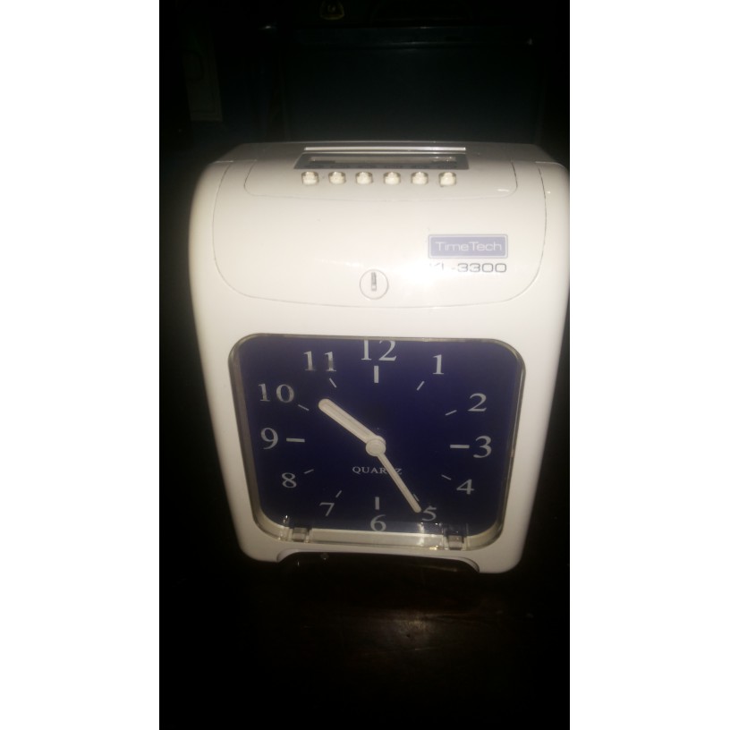 MESIN Timetech Check Attendance Machine Is normal And Ready To Use ...