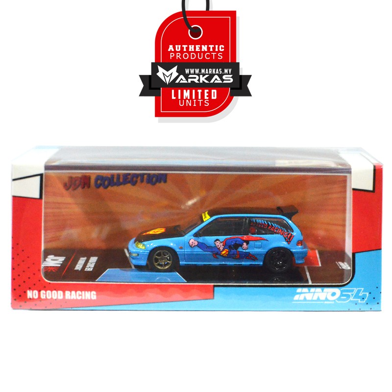 INNO MODELS INNO64 1/64 HONDA CIVIC EF9 NO GOOD RACING JDM COLLECTION ...