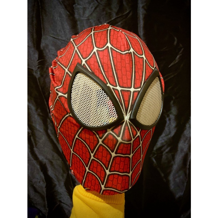 Spiderman Mask Raimi Marvel Cosplay Avengers Premium! | Shopee Singapore