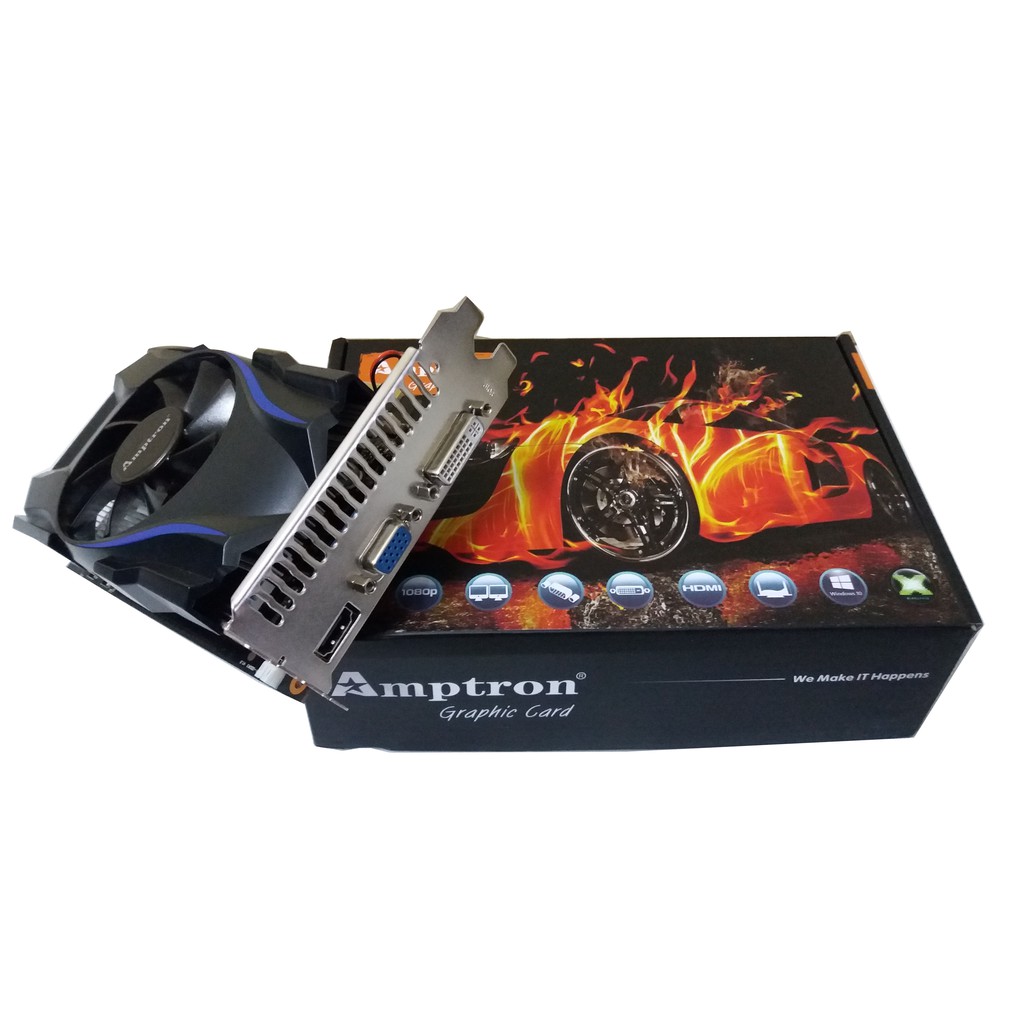 Vga CARD GT730 AMPTRON NVIDIA GEFORCE DDR3 2GB 128BIT, VGA GT730 2G ...