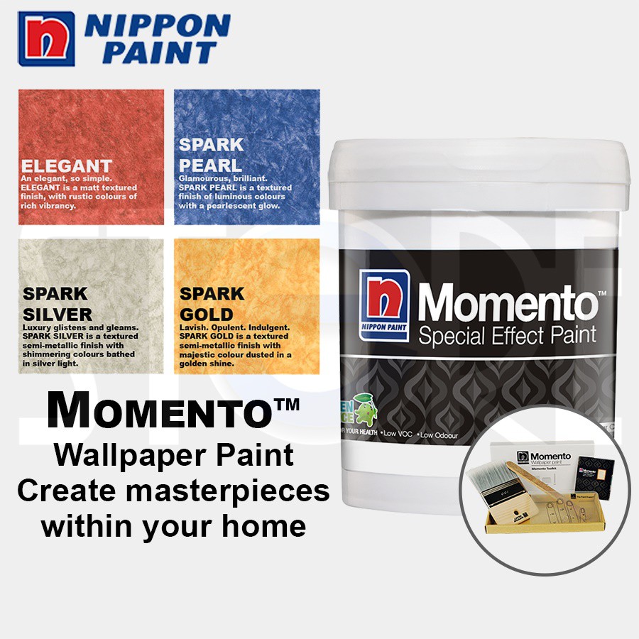 (NO RETURN/ NO EXCHANGE )Nippon Momento - Special Effect Paint 1 Litre ...