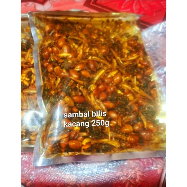 DRY SAMBAL CRISPY BILIS FISH TEMPE/SAMBABAL CRISPY FISH BEANS /SAMBABAL ...