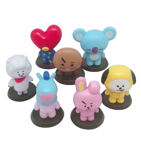 LINE Friends BT21 Toy Cake Topper Set | Shopee Singapore