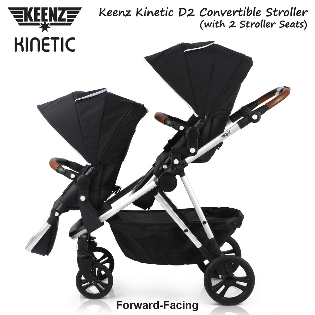 Keenz Kinetic D2 Convertible Stroller (with 2 Stroller Seats ...